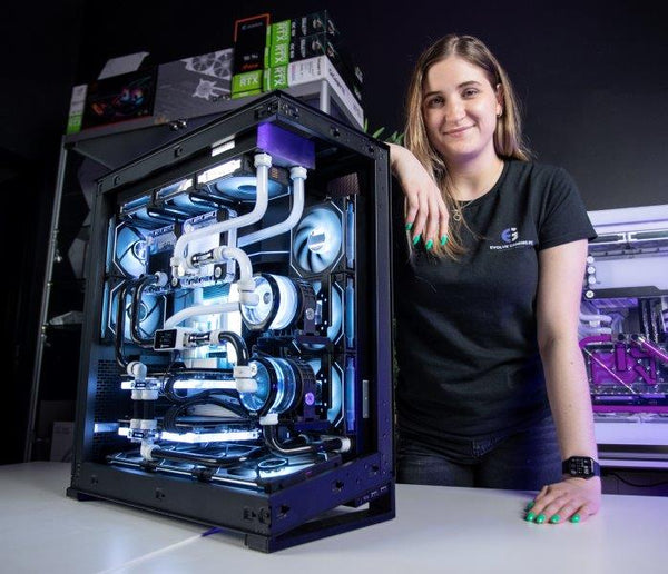 Prometheus - Custom Loop Liquid Cooled Gaming PC - Evolve Gaming PC