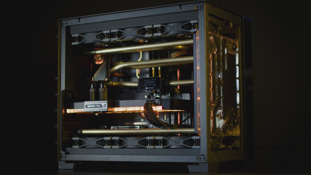 PHOBOS - Custom Loop Water Cooled Gaming PC - Evolve Gaming PC