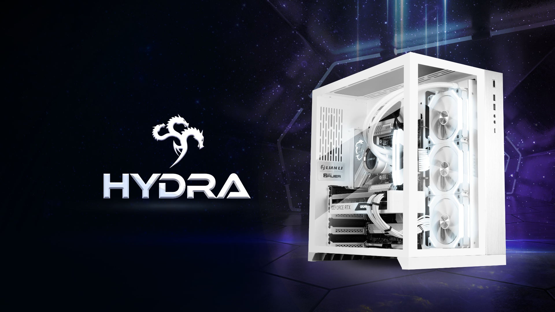 Hydra - High End Gaming PC Pure White - Evolve Gaming PC